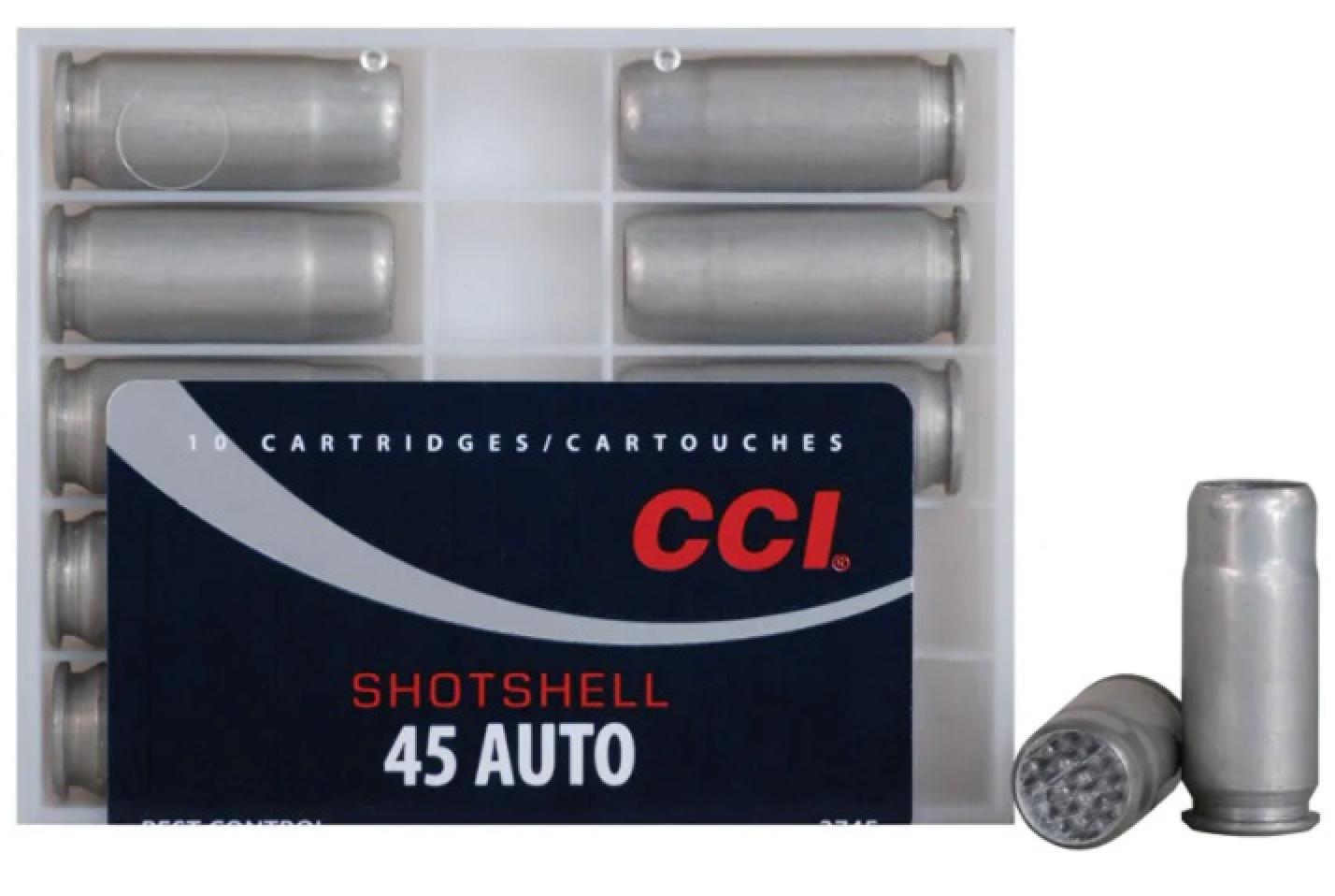 CCI .45 ACP Shotshell Ammunition 10 Rounds #9 Shot 120 Grains